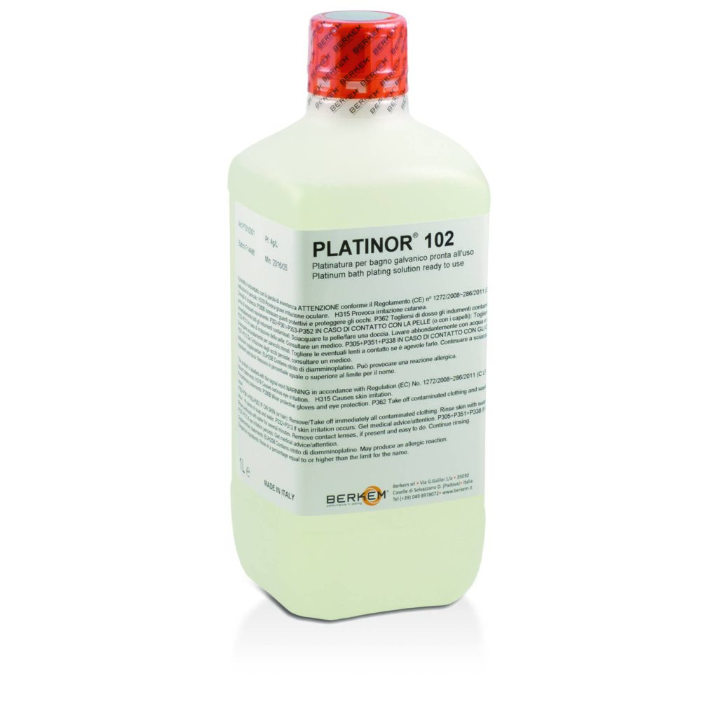 Precious plating solutions Platinum solutions Berkem
